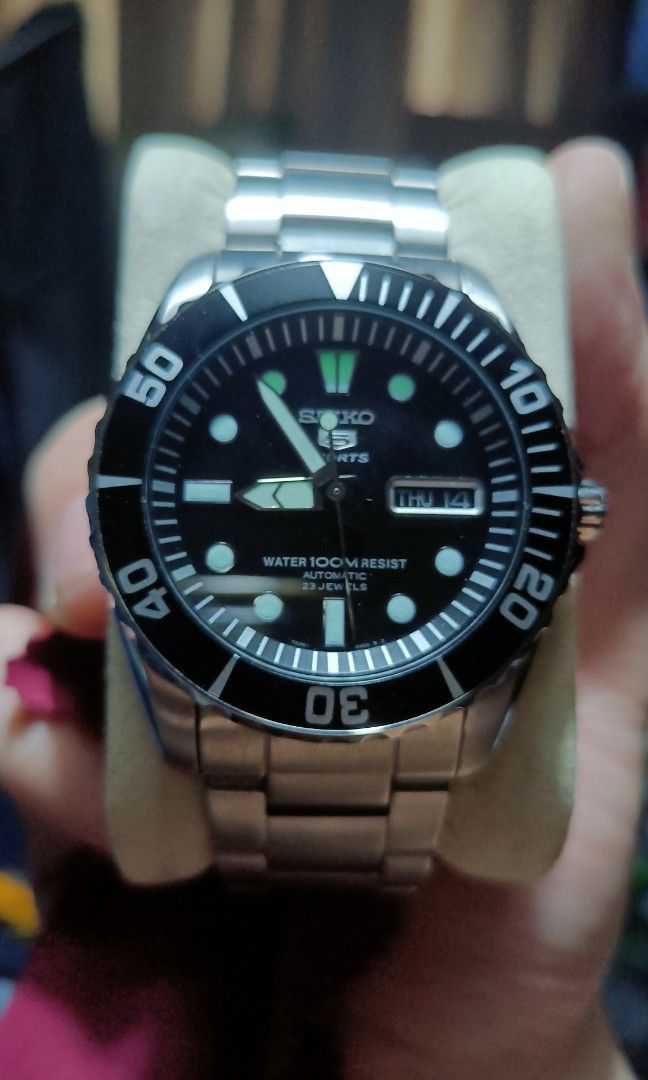 Seiko mini sumo (Seiko 5), Luxury, Watches on Carousell