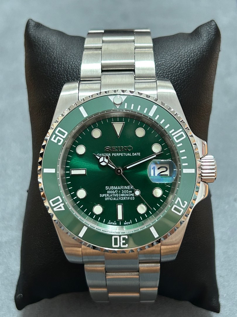 Seiko Submariner Hulk Mod 40mm , Men's Fashion, Watches & Accessories ...