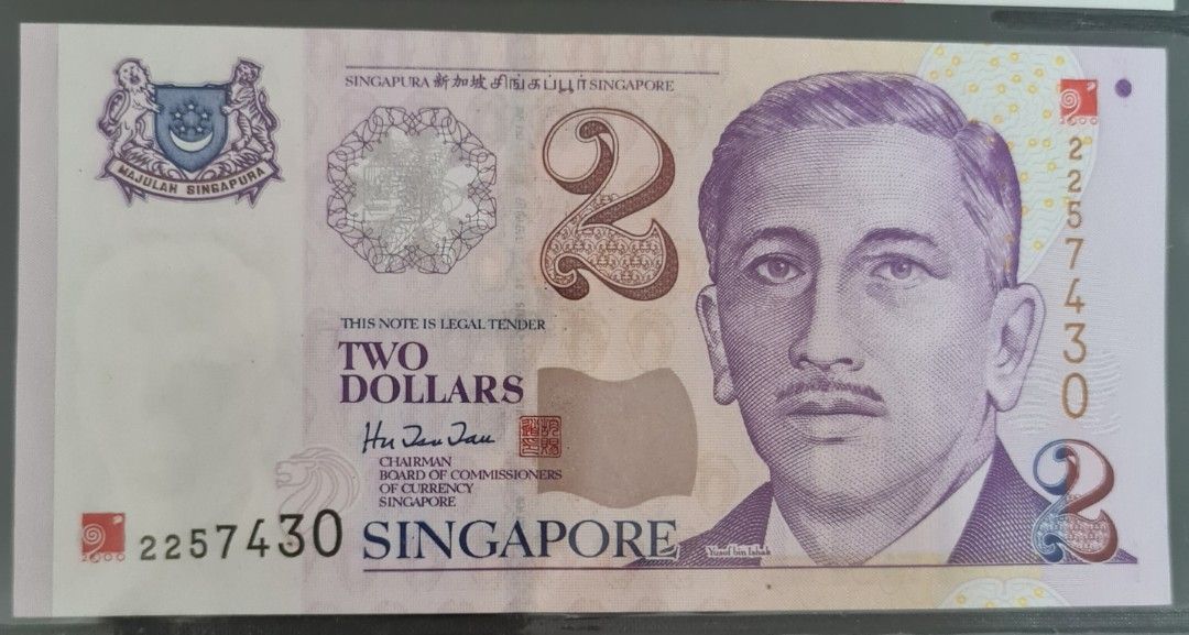Singapore Notes Orchird, Bird and Ship Series $1 & $2 inclded President ...