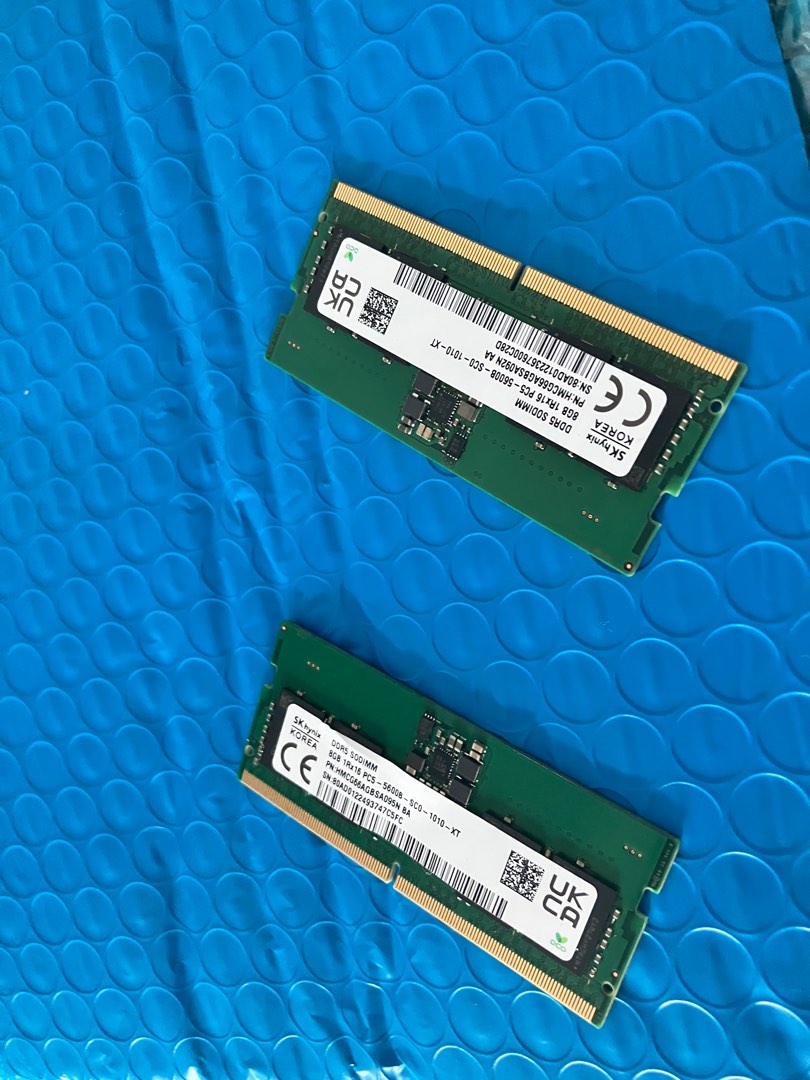 SK HyNix/Crucial DDR5 8GB Sodimm Ram, Computers & Tech, Parts ...