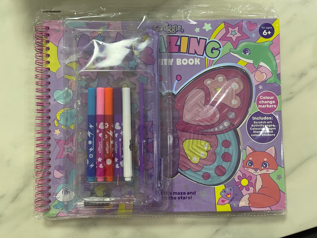 Smiggle - Activity book, Hobbies & Toys, Stationery & Craft, Craft ...