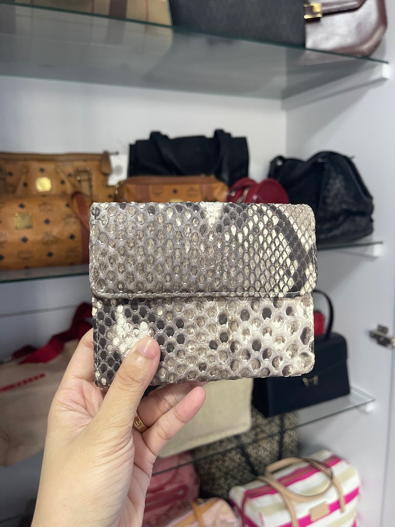 Snake skin Wallet on Carousell