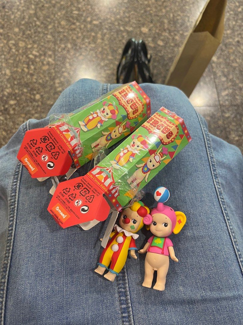 sonny angel circus series clown sheep & elephant set, Hobbies & Toys ...