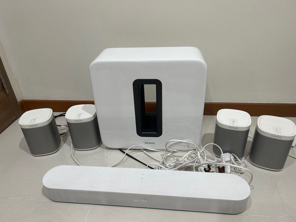 Sonos speaker system, Audio, Soundbars, Speakers & Amplifiers on Carousell