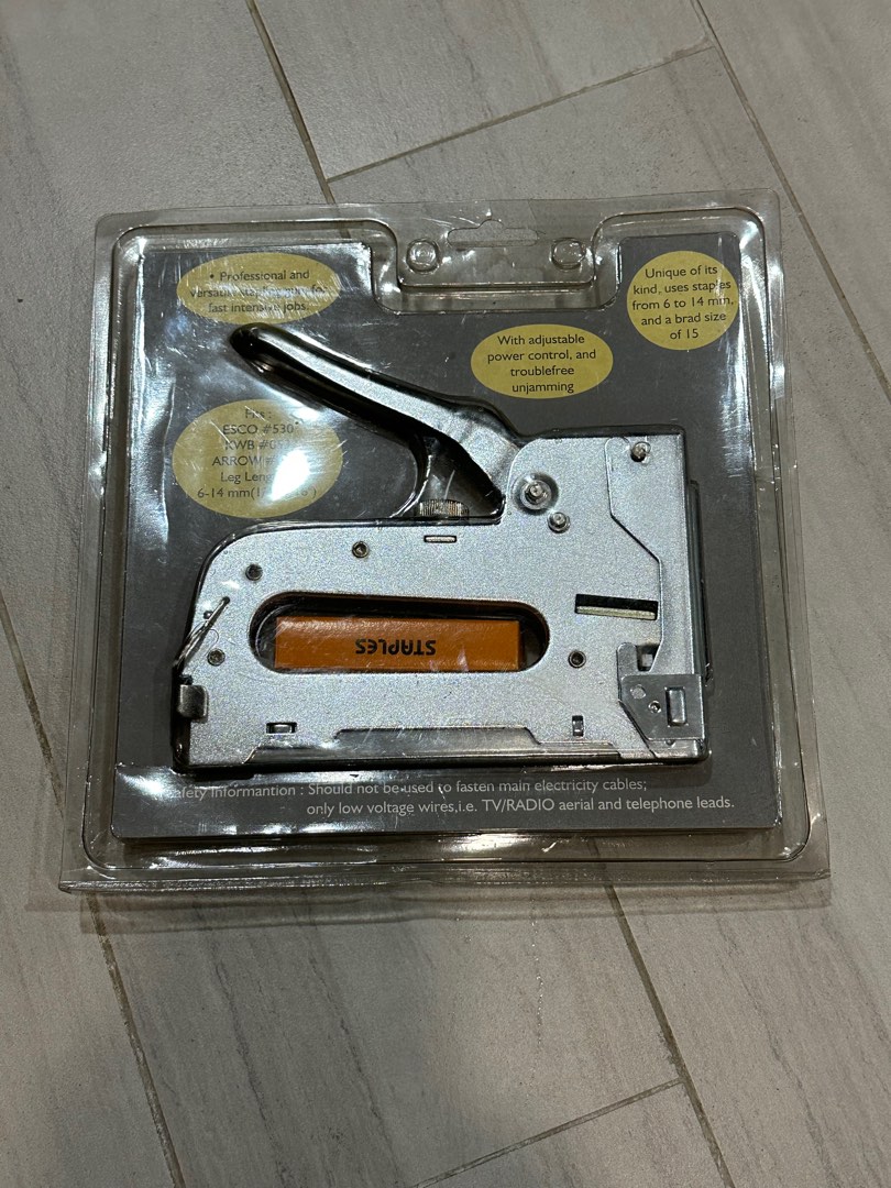 Staple Gun Tacker - Merlin Tool, Furniture & Home Living, Home ...