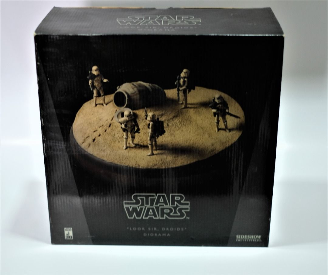 STAR WARS SIDESHOW "Look Sir Droids" Diorama Collectibles MIB NEW 388/ ...