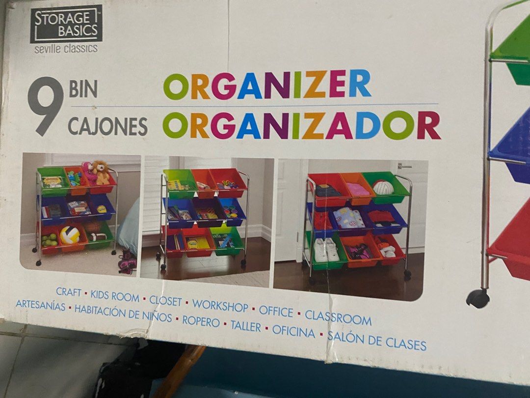 Storage basics 9 bin organizer on Carousell