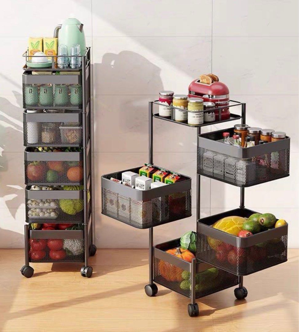 Storage Racks Trolley, Furniture & Home Living, Bathroom & Kitchen ...