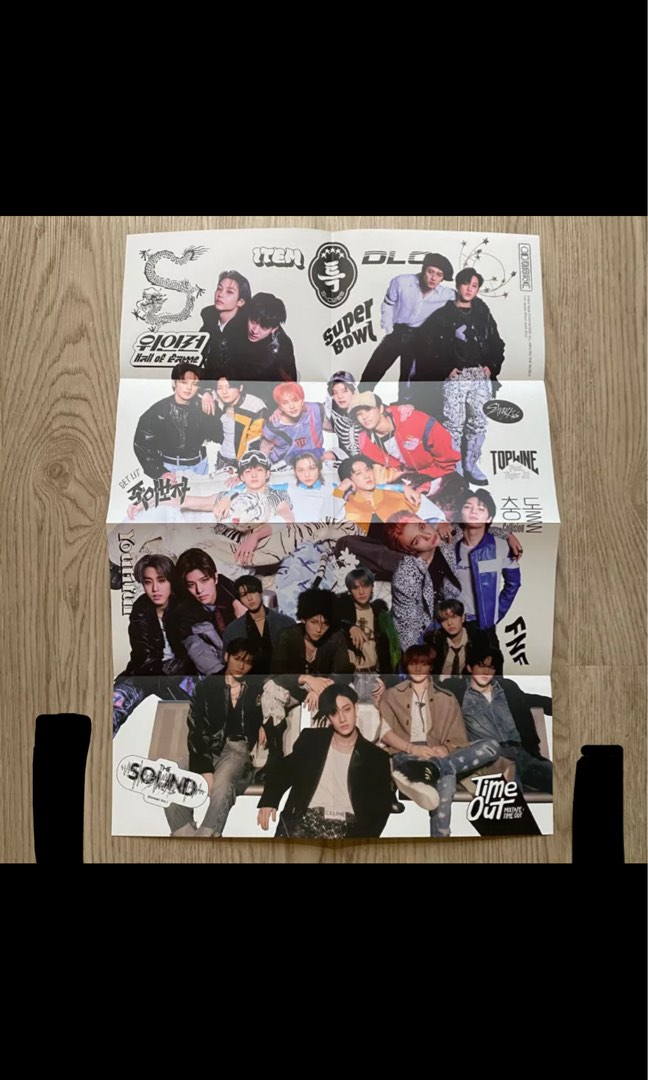 Stray kids 5 star limited version 特典poster, 興趣及遊戲, 收藏品及紀念品, 韓流 - Carousell