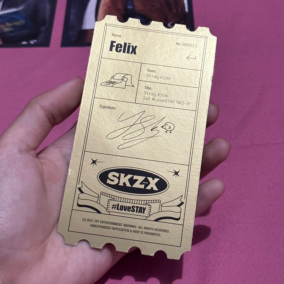Stray Kids Online Fanmeet SKZ-X SKZOO Official Merch (Felix Set ...
