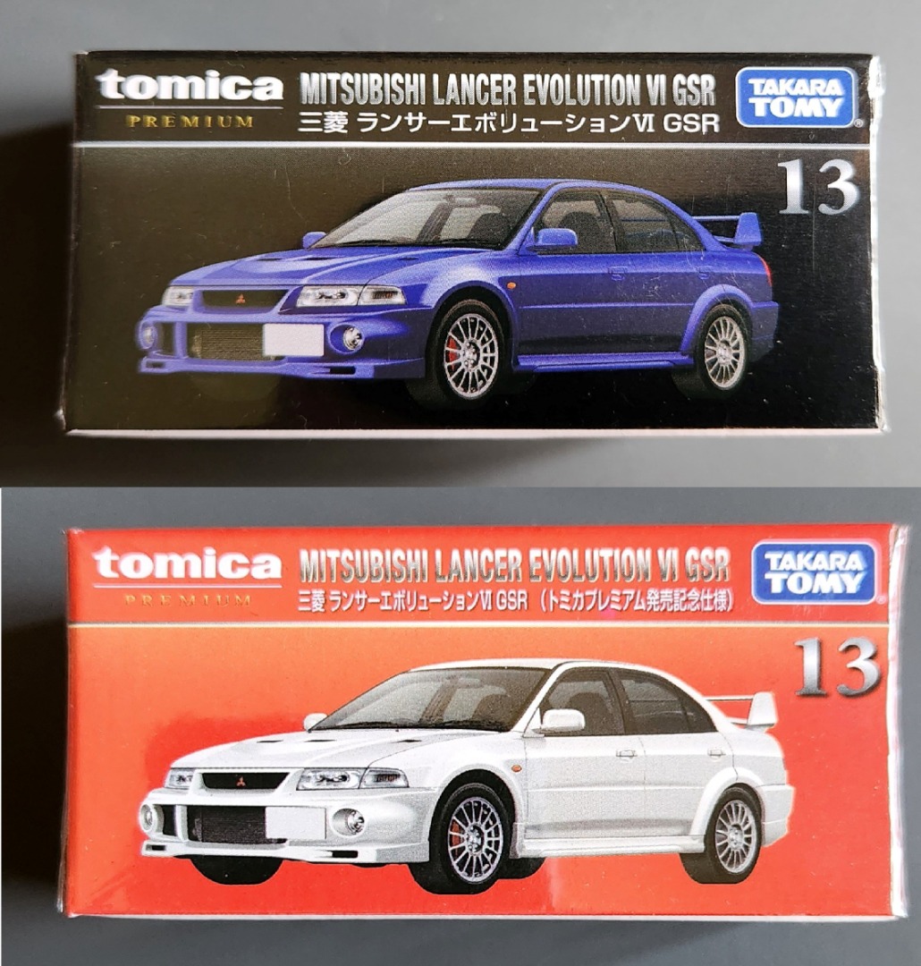 Takara Tomy Tomica Premium No. 13 Mitsubishi Lancer Evolution VI/6 GSR ...