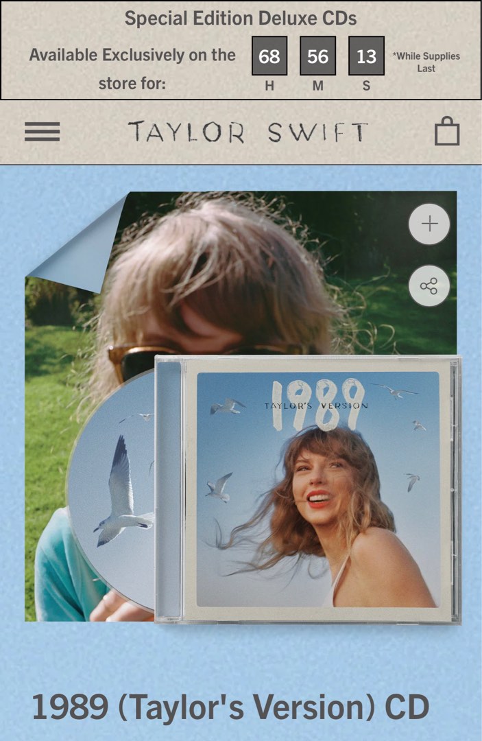 Taylor Swift 1989 CD collection, Hobbies & Toys, Music & Media, CDs ...