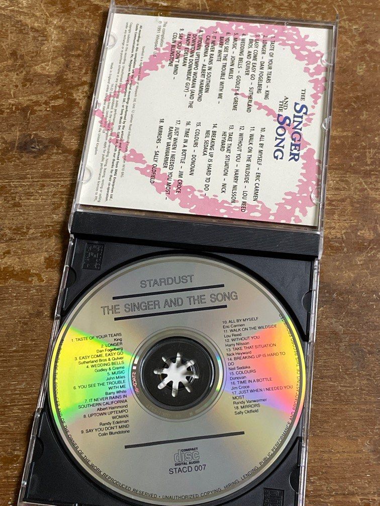 The Singer and the Song, Hobbies & Toys, Music & Media, CDs & DVDs on ...