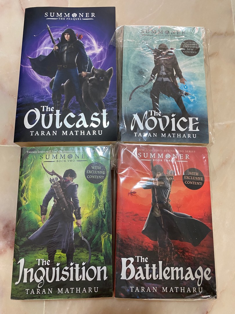 THE SUMMONER Trilogy + Prequel Complete Collection Taran Matharu ...