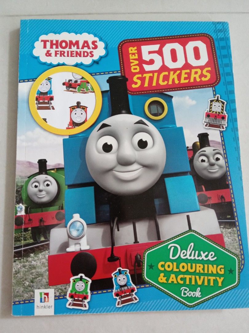 Thomas the Train Deluxe Colouring & Activity book, Hobbies & Toys ...