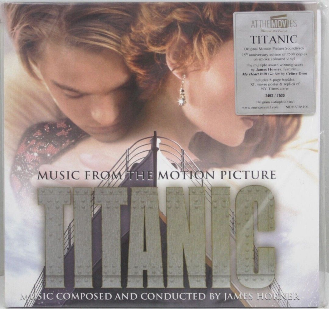 TITANIC OST vinyl record, Hobbies & Toys, Music & Media, Vinyls on ...