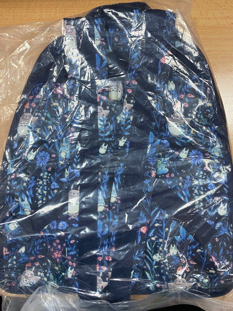 Totoro Blue Backpack, Women's Fashion, Bags & Wallets, Backpacks on ...