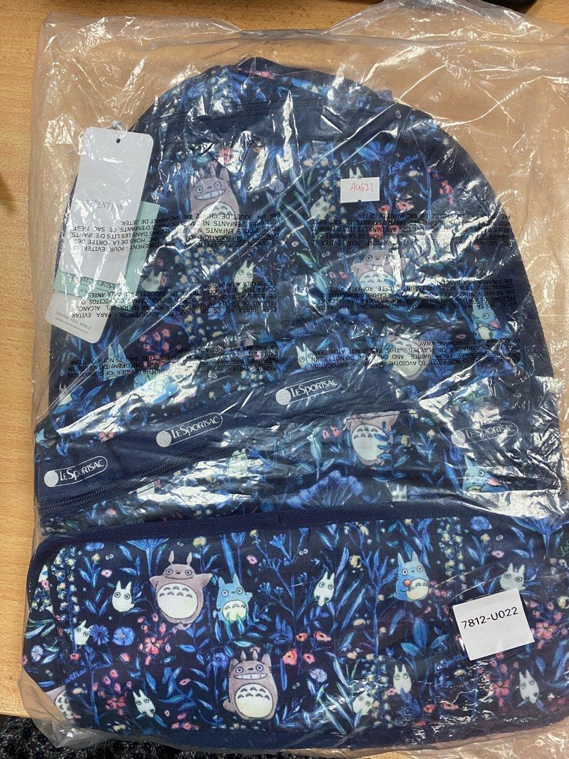 Totoro Blue Backpack, Women's Fashion, Bags & Wallets, Backpacks on ...