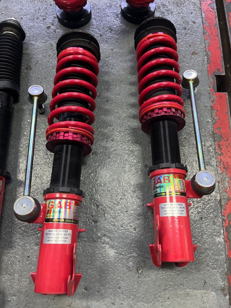 Toyota Vios coil over, Car Accessories, Accessories on Carousell