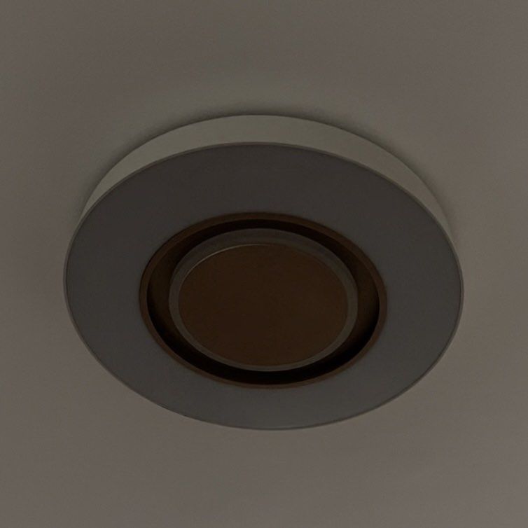 Tri-color ceiling light on Carousell