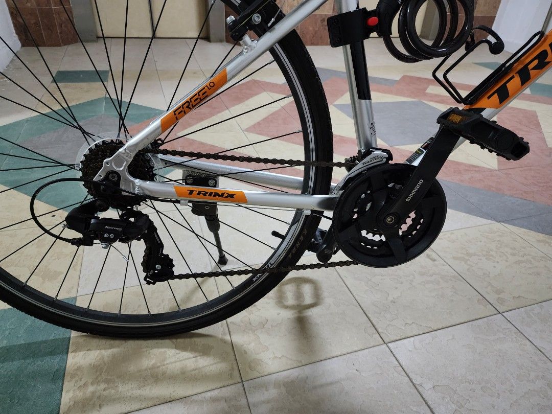 TRINX FREE 1.0 Hybrid Bike, Sports Equipment, Bicycles & Parts ...