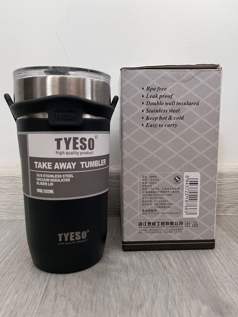 Tyeso Vacuum Insulated Bottle, Furniture & Home Living, Kitchenware ...