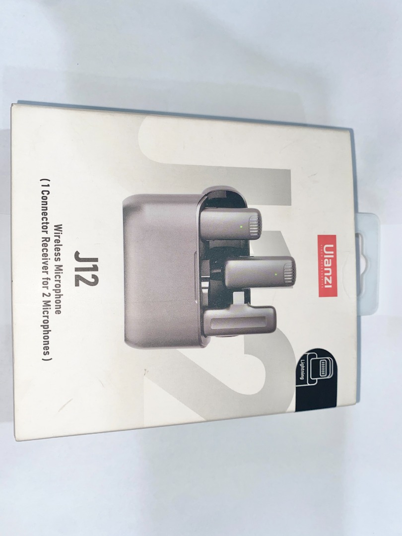 Ulanzi J12 Wireless Microphone System With 1 Receiver And 2 Microphones ...