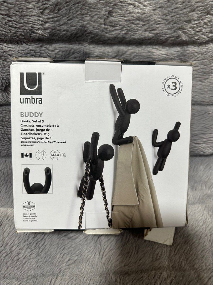 Umbra Buddy Hooks, Furniture & Home Living, Home Improvement ...