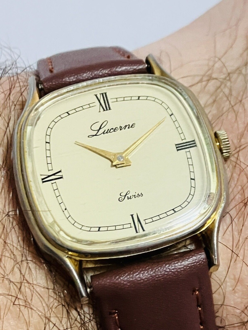 Vintage Lucerne Mechanical WristWatch, Luxury, Watches on Carousell