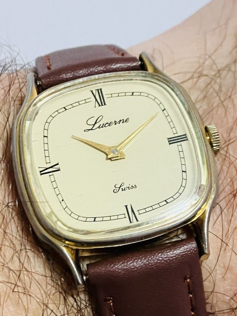 Vintage Lucerne Mechanical WristWatch, Luxury, Watches on Carousell