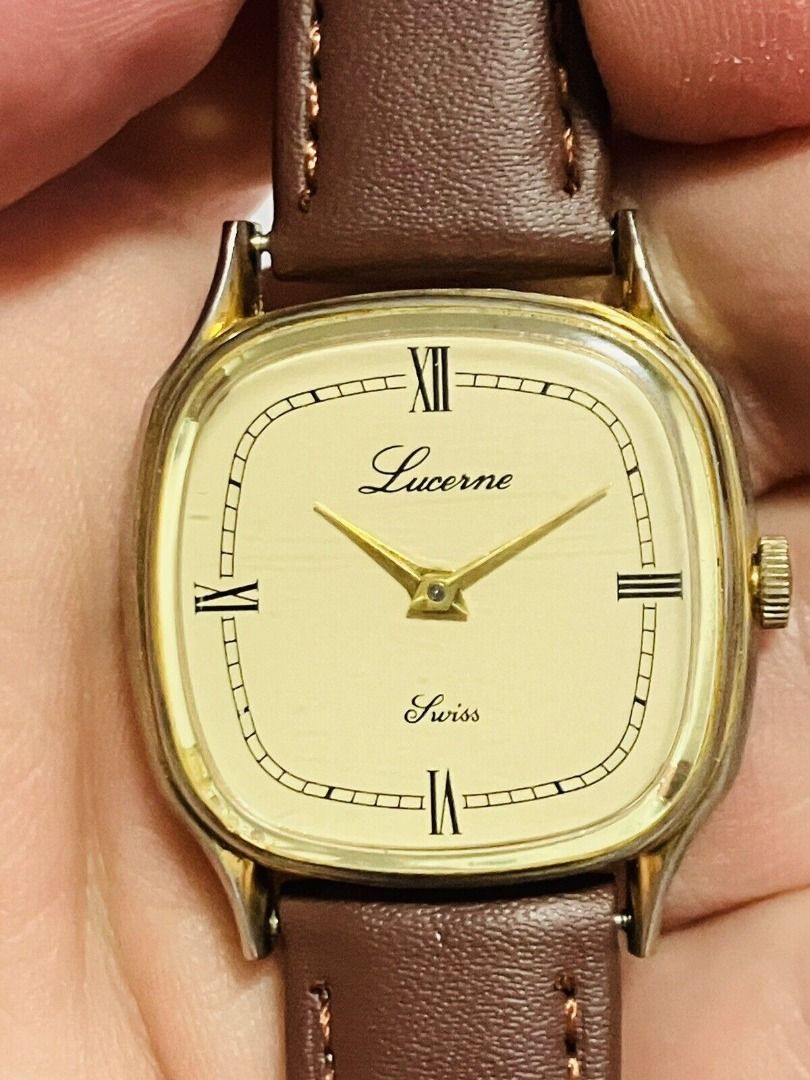 Vintage Lucerne Mechanical WristWatch, Luxury, Watches on Carousell