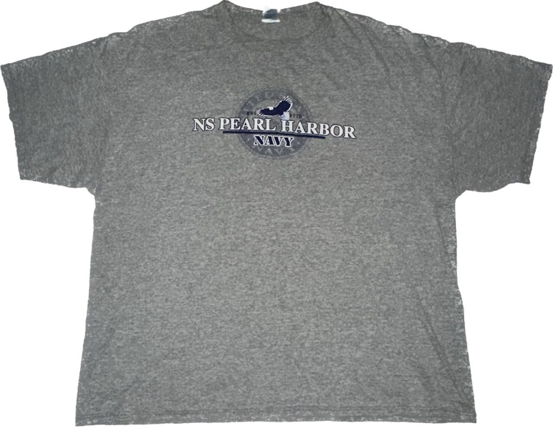 Vintage Shirt NS Pearl Harbor Navy, Men's Fashion, Tops & Sets, Tshirts ...