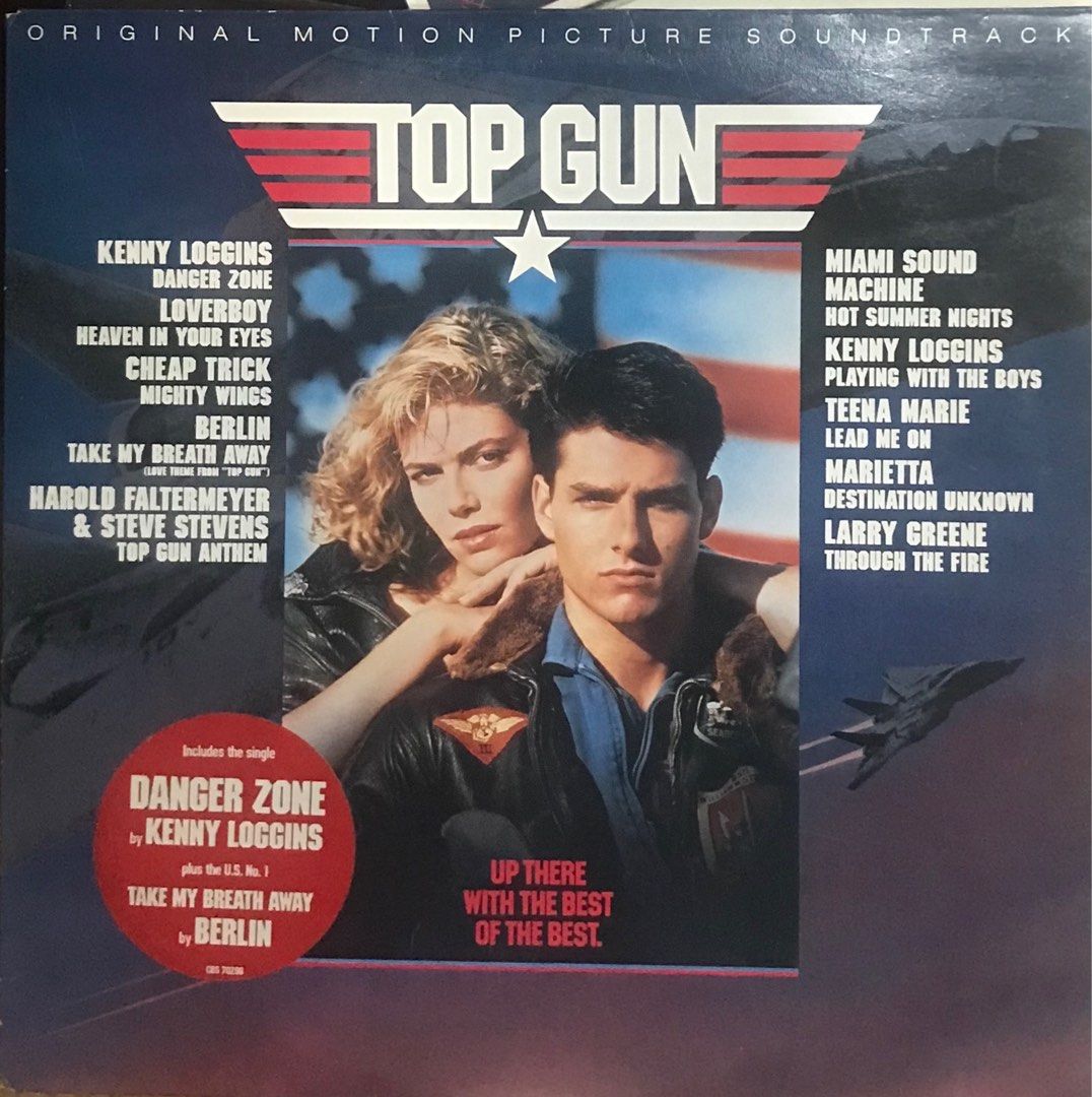 Vinyl Record - OST - Top Gun LP, Hobbies & Toys, Music & Media, Vinyls ...