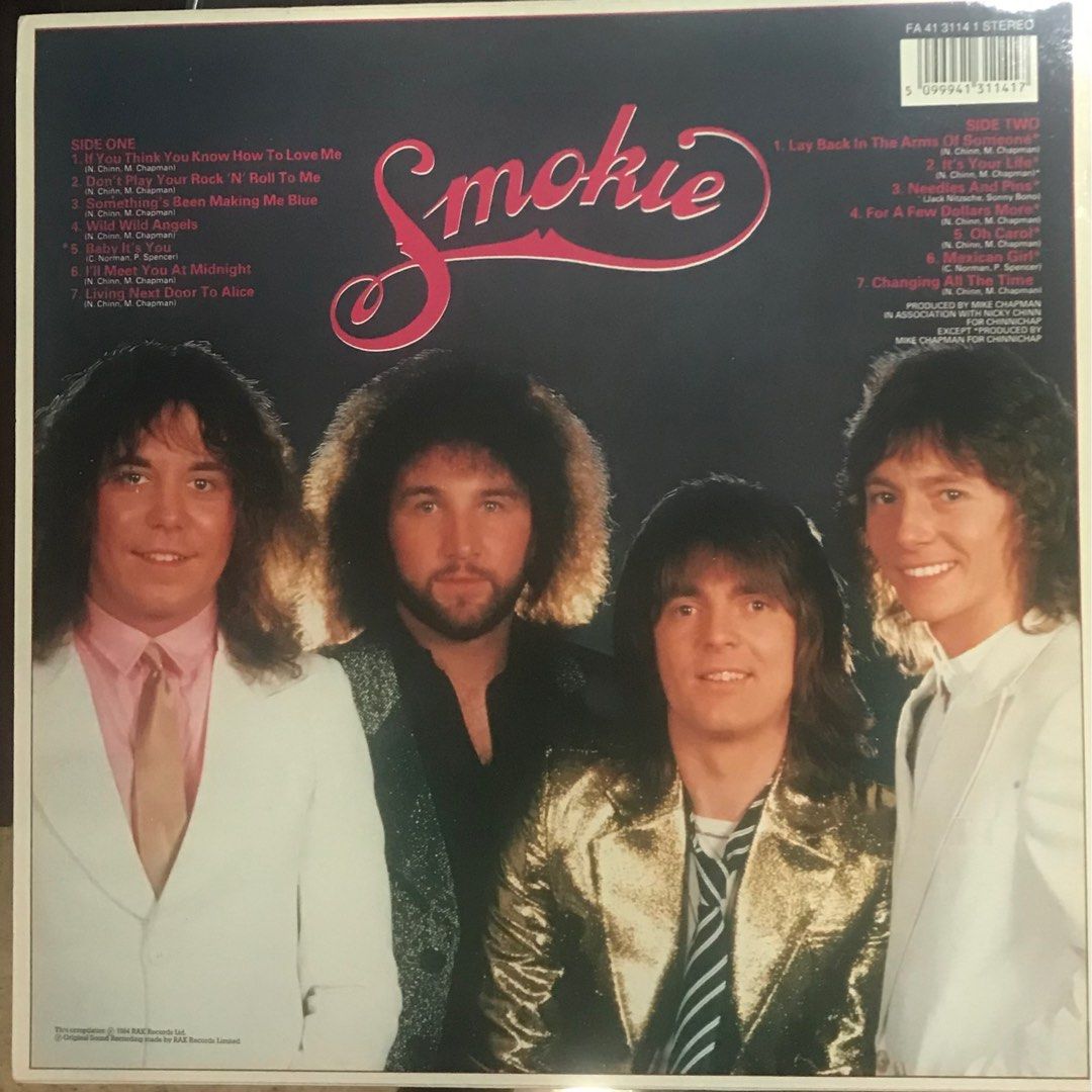 Vinyl Record - Smokie - The Greatest Hits of Smokie LP, Hobbies & Toys ...