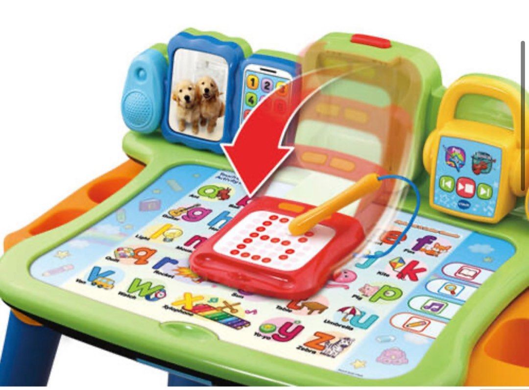 Vtech Touch & Learn Activity Desk, Babies & Kids, Infant Playtime on ...