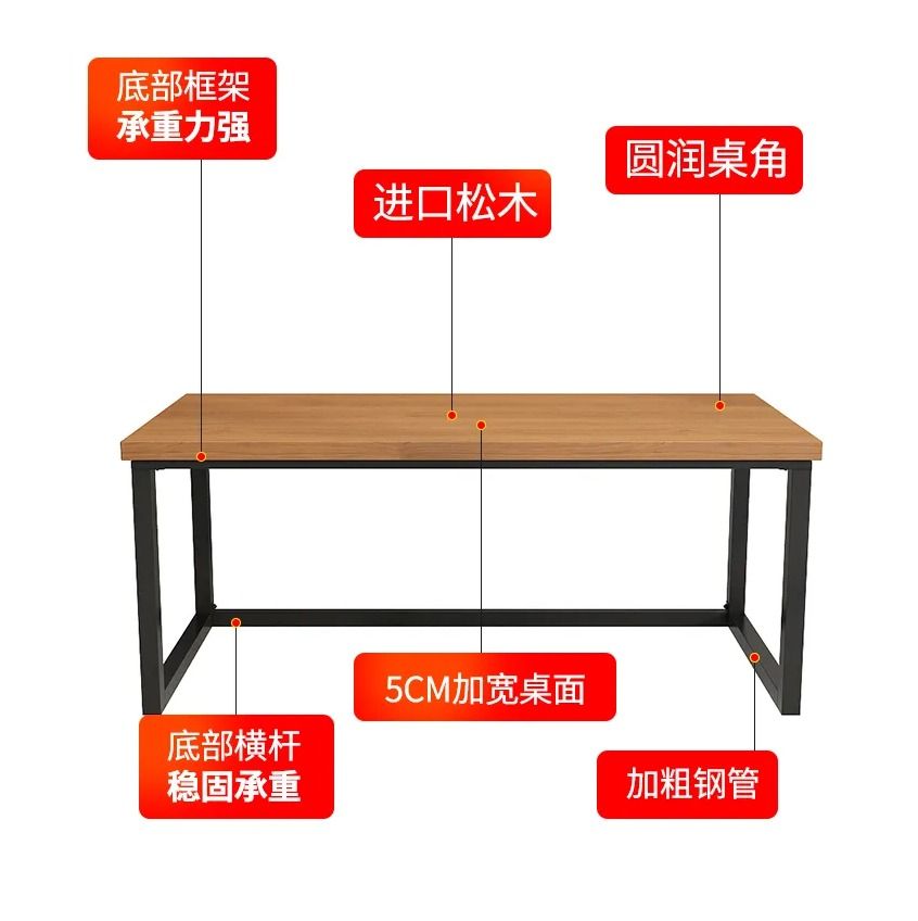Walnut Solid Wood Computer Table Furniture And Home Living Furniture