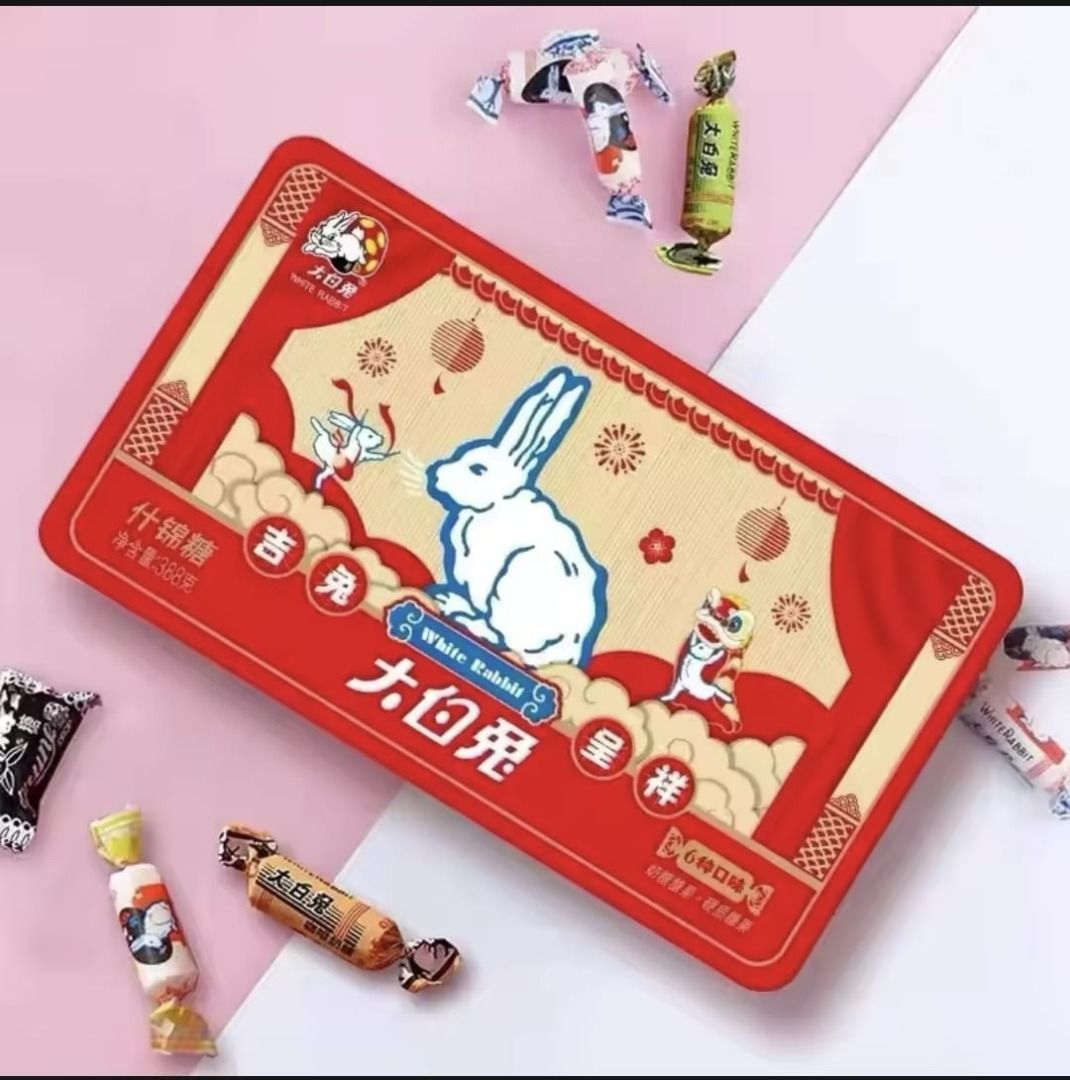 White Rabbit Reusable Tin Collection - Assorted Candies (6 Flavours ...