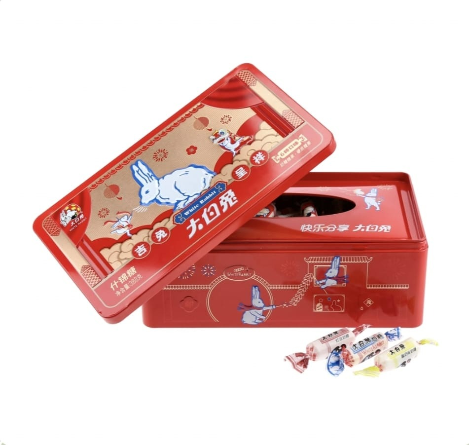 White Rabbit Reusable Tin Collection - Assorted Candies (6 Flavours ...