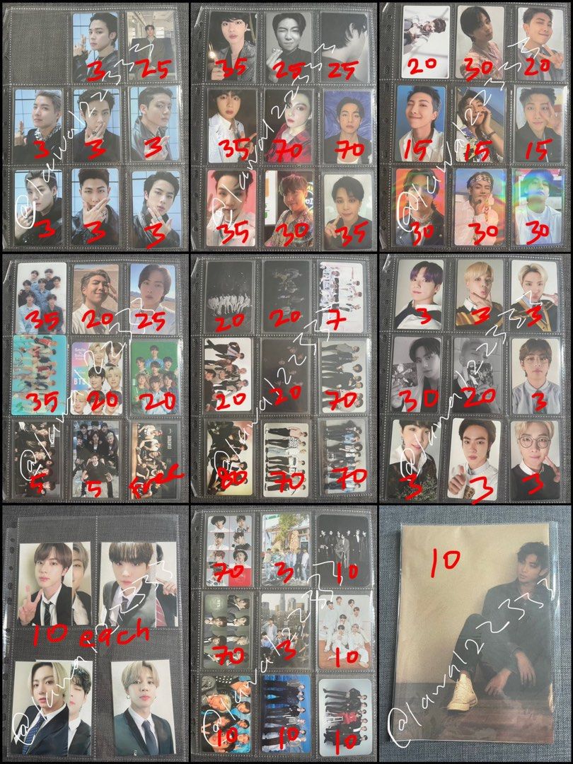 WTS BTS PC IN BULK ONLY! group grp pc butter proof mots clue route sla ...