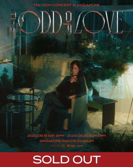 WTS CAT 1 Taeyeon 'The ODD Of LOVE' in SINGAPORE 20/08, Tickets ...