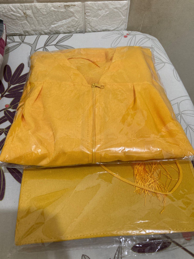 Yello Toga Set (Little Champions), Men's Fashion, Tops & Sets, Sets ...