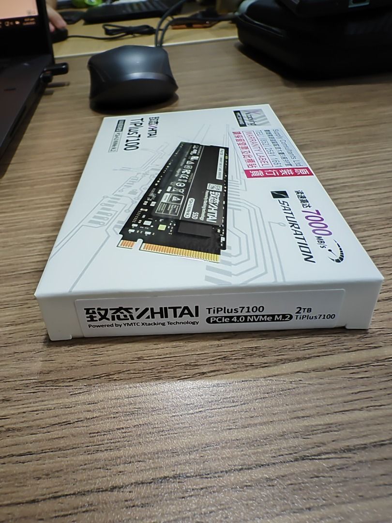 YMTC ZhiTai TiPlus 7100 2TB (PCIe 4.0 NVMe M.2), Computers & Tech ...