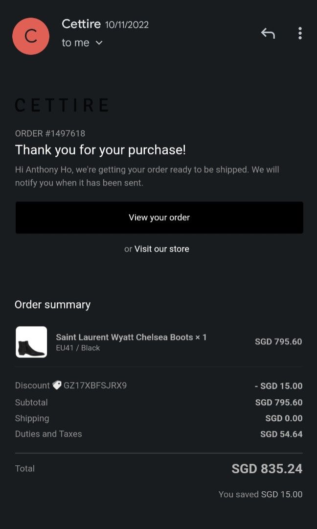 YSL SLP Wyatt Boot 40 (EU41), Men's Fashion, Footwear, Boots on Carousell