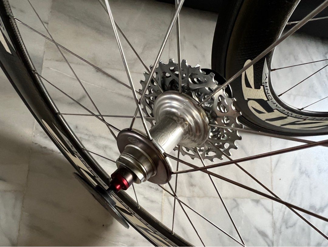 Zipp 808 tubular wheels (10spd) , Sports Equipment, Bicycles & Parts ...