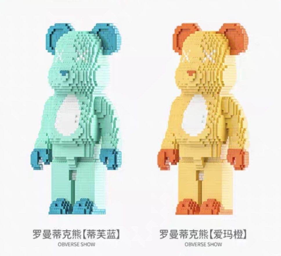 1000% “lego” type Bearbrick, Hobbies & Toys, Toys & Games on Carousell