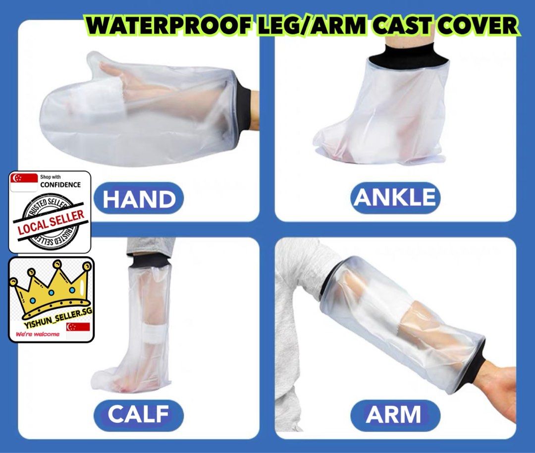 100% Waterproof Arm Cast Cover protector for Shower Bath, Adult and ...