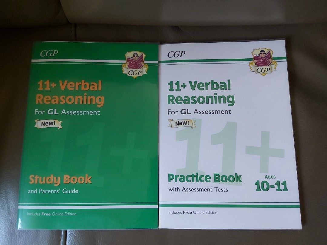 11+ Verbal Reasoning (StudyBook + Practice Bpok), 興趣及遊戲, 書本 & 文具, 教科書 - Carousell