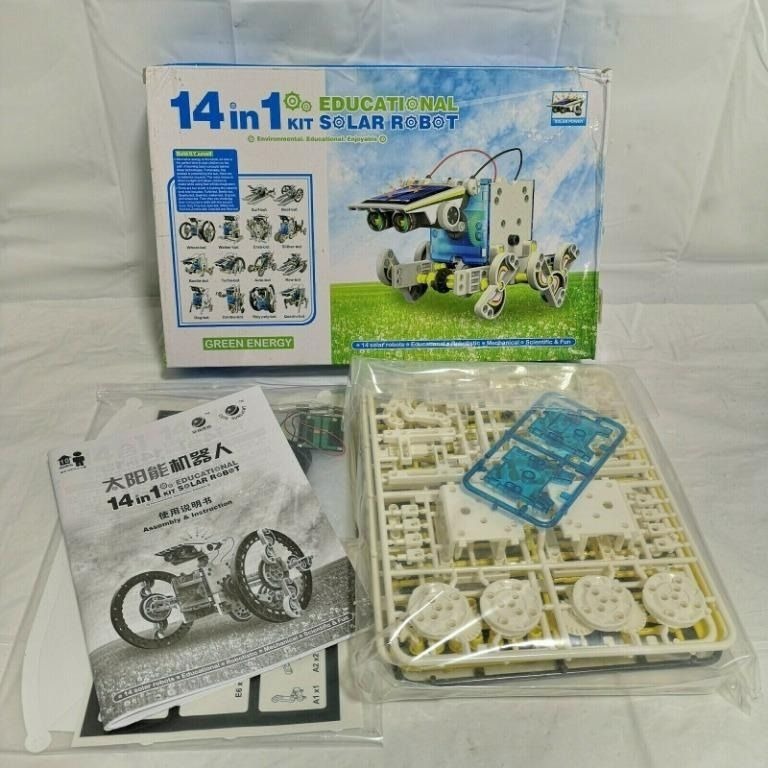 14 in 1 Educational Solar Robot Kit Solar Power Green Energy Science ...