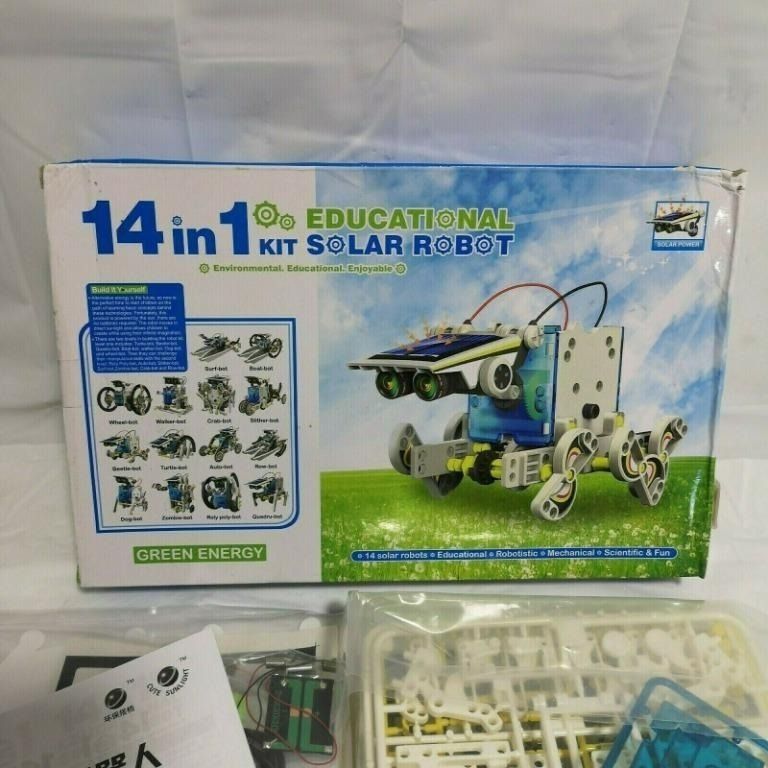 14 in 1 Educational Solar Robot Kit Solar Power Green Energy Science ...