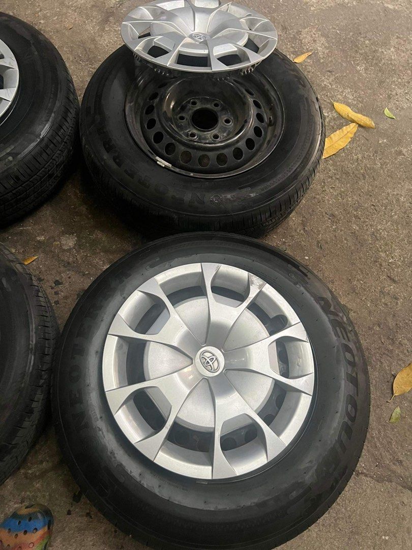16” Toyota Deluxe Grandia steel rims 6Holes pcd 130 w/215-70-r16 ...